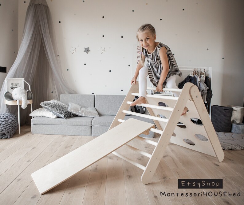 Montessori Toddler Climbing Arch Montessori Climber Wood Play - Etsy