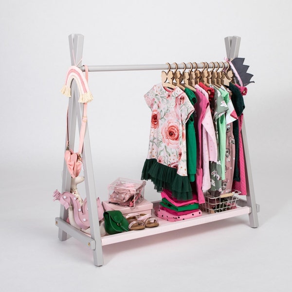 Wooden Clothes Rack Baby Clothes - Etsy