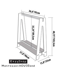 Baby Wardrobe a Frame Clothes Rack Child Wardrobe Garment Rack - Etsy