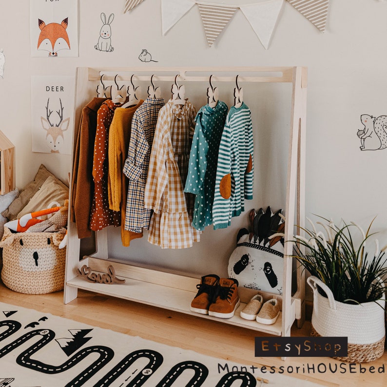 Baby Wardrobe a Frame Clothes Rack Child Wardrobe Garment Rack - Etsy