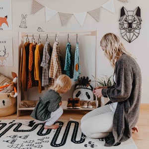 Baby Wardrobe a Frame Clothes Rack Child Wardrobe Garment Rack Kind ...