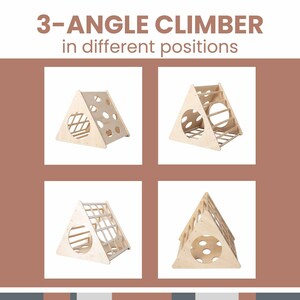 Transformable Climbing Triangle, Step Triangle, Climbing Ladder for ...