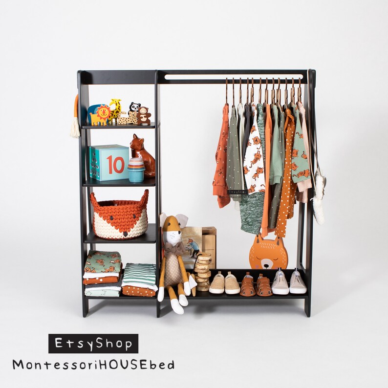 Toddler Clothing Rack for Children Dress up Rack Hanging | Etsy