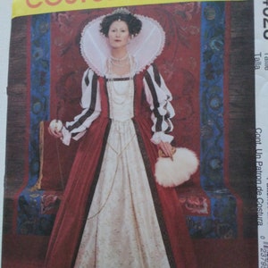 Elizabethan Renaissance Costume With Ruff Mccall's Pattern 4028 Sizes ...