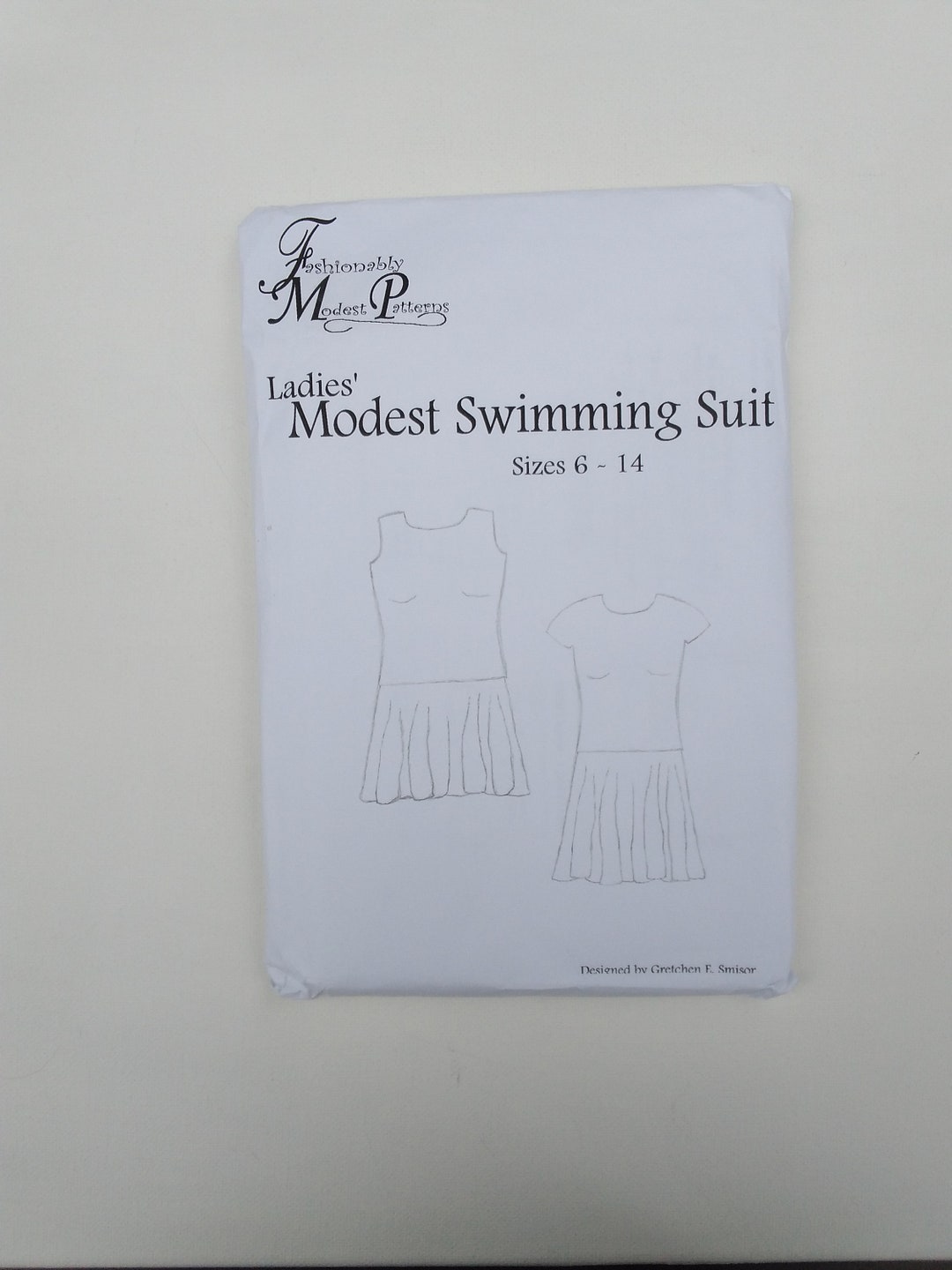 Modest Swim Suit Pattern in Misses' Multi Sizes 6-14 Includes Top With ...
