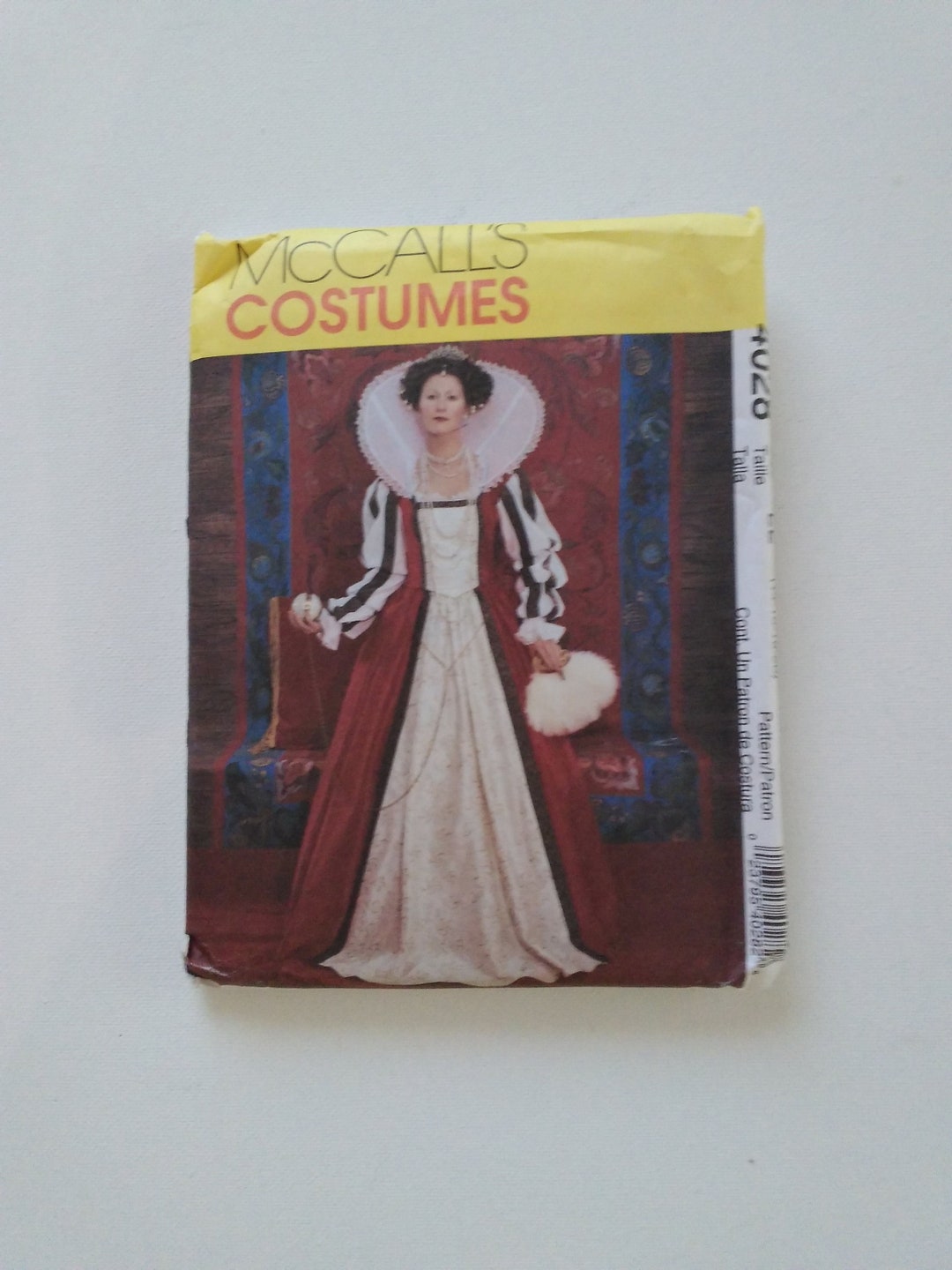 Elizabethan Renaissance Costume With Ruff Mccall's Pattern 4028 Sizes ...