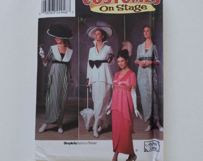 Simplicity Costumes on Stage Pattern 9699 - My Fair Lady Era Costume ...