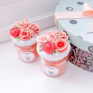 Fall Bridal Shower Favors Orange Rose Wedding Favor October - Etsy