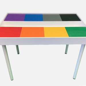 Tall Large Building Bricks Table, Kids Building Blocks Table , Kids ...