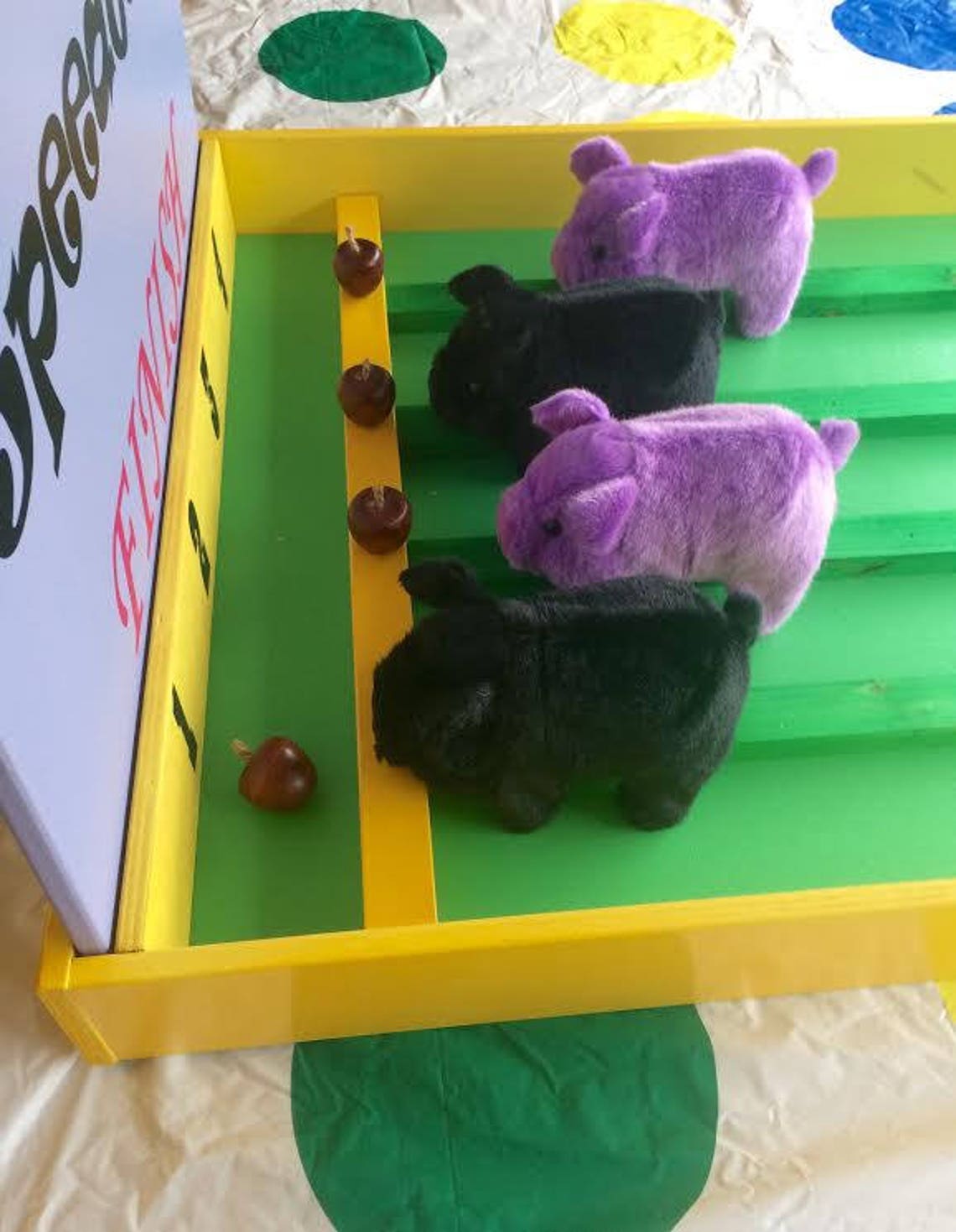 Carnival games Pig Race Game Lawn Game carnival booth | Etsy