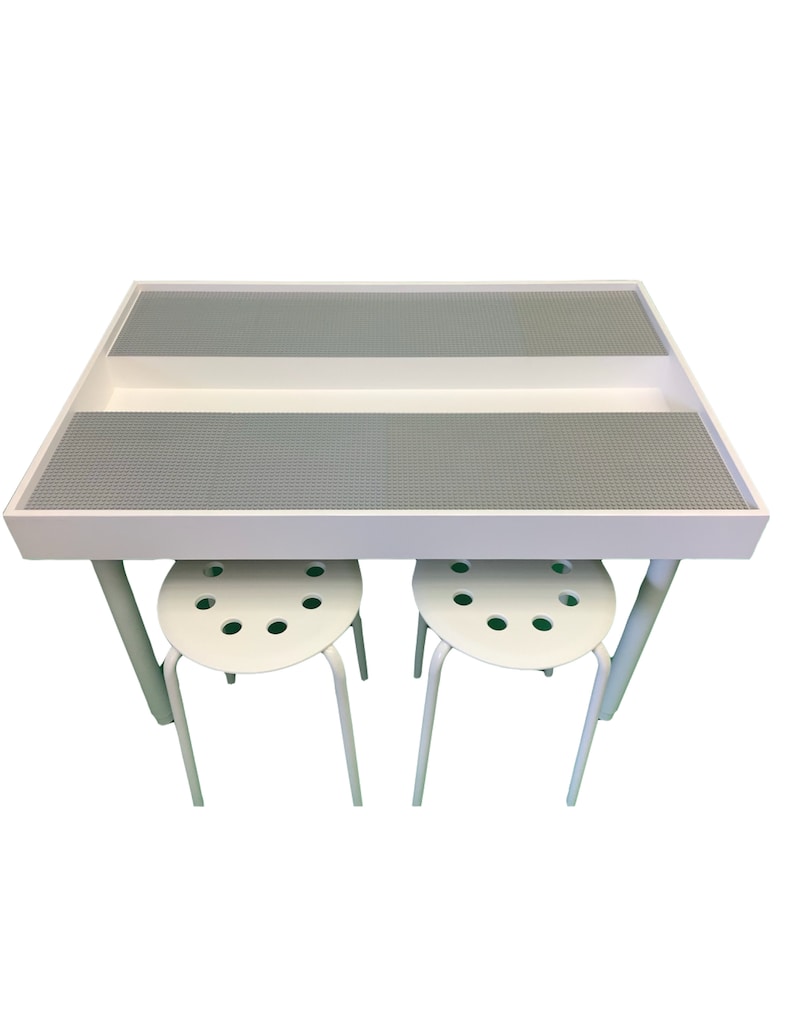 Building Bricks Table Kids Building Blocks Table Kids Large | Etsy