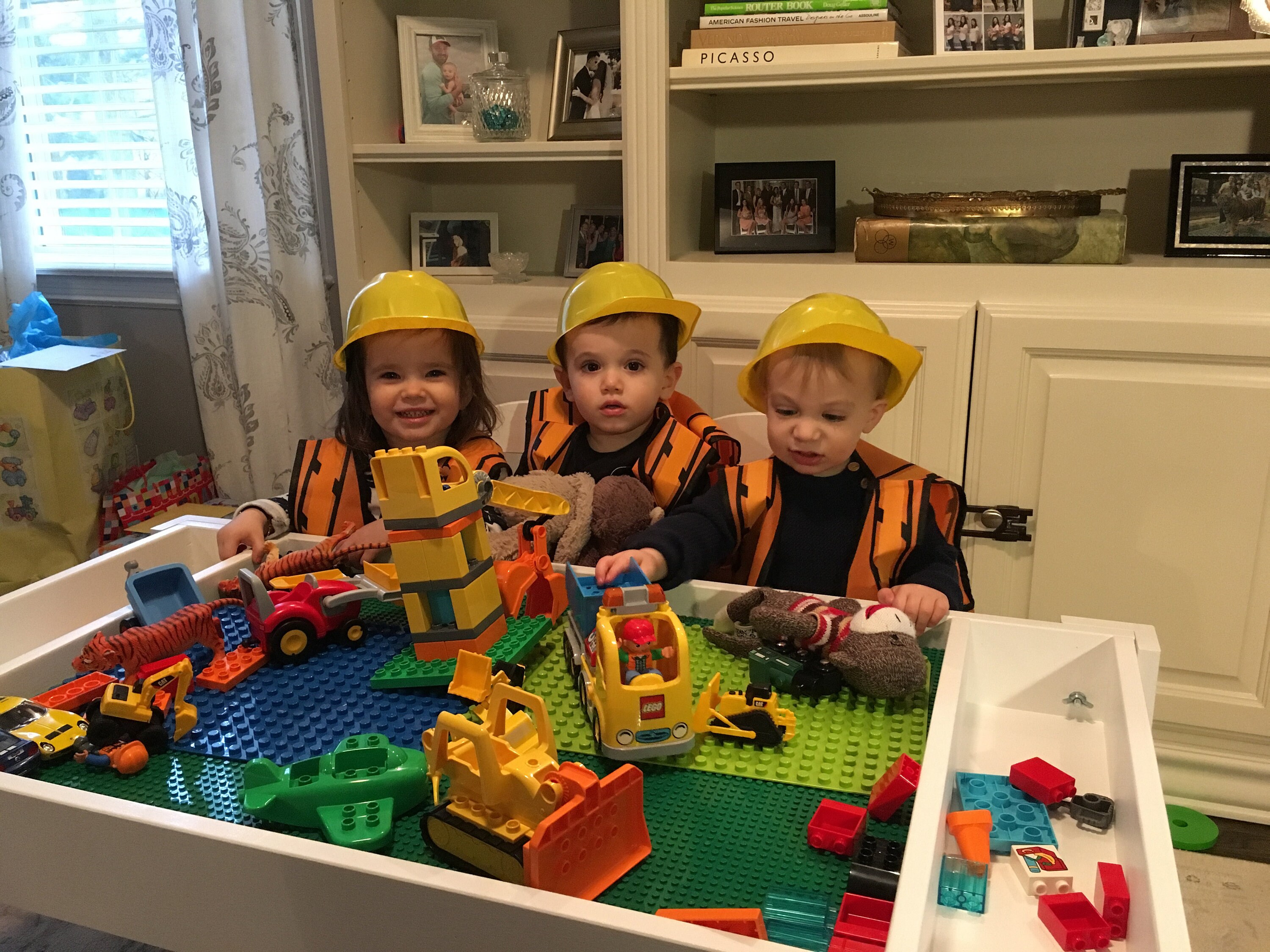 Building Bricks Table Activity Table Building Blocks Table - Etsy UK