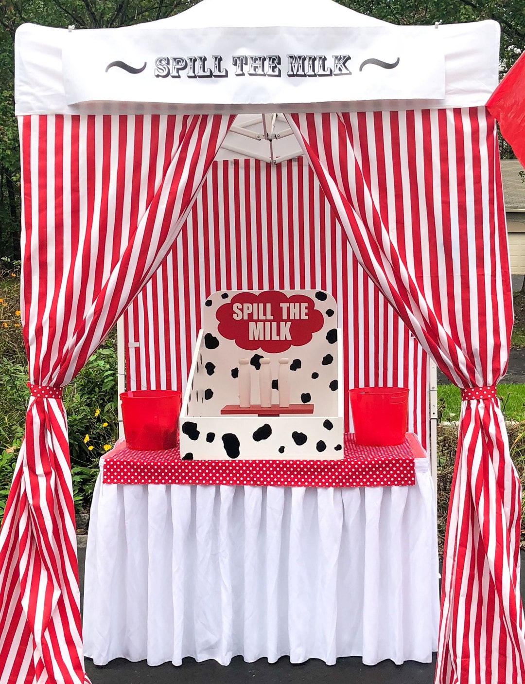 Milk Bottle Toss Lawn Game for Carnival - Etsy