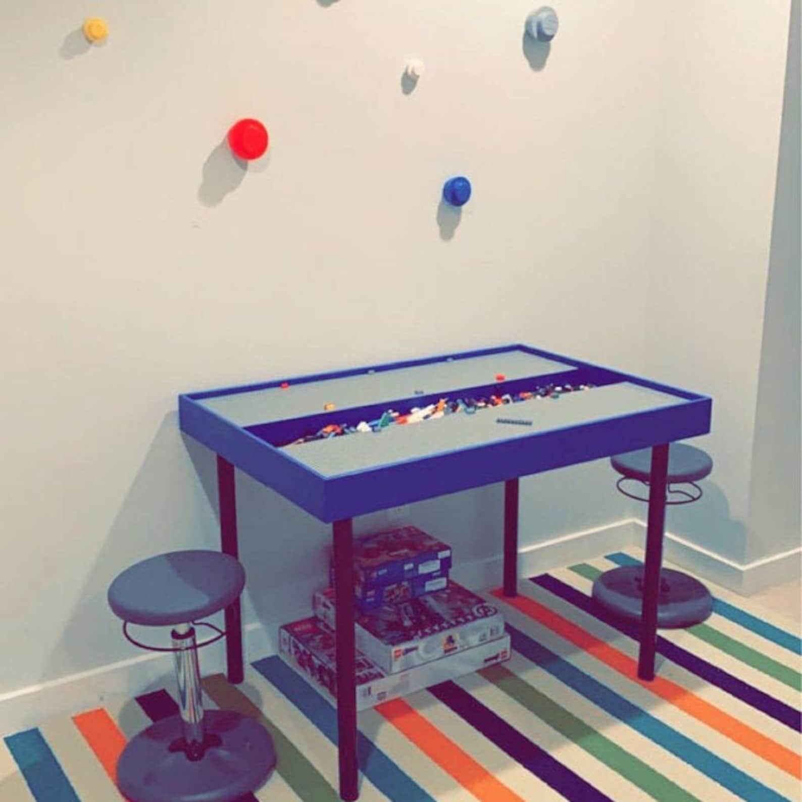 Large Building Bricks Table, Kids Building Blocks Table , Kids Table ...