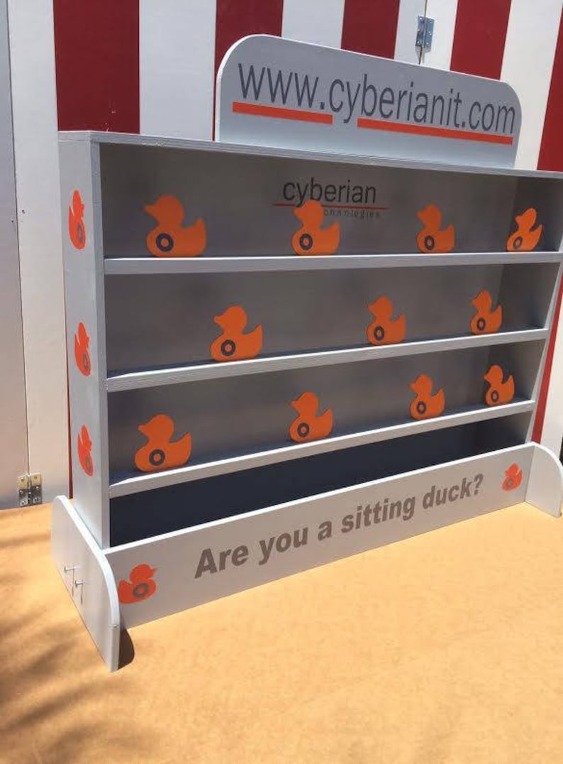Dunk a Duck Shooting Gallery, Carnival Birthday Party Game - Etsy