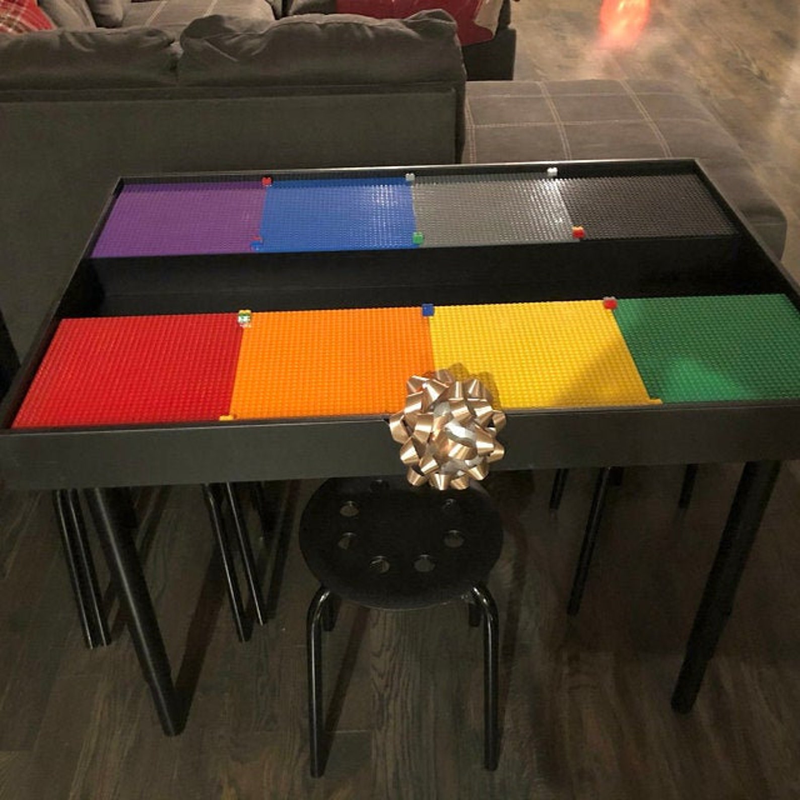 Tall Large Building Bricks Table Kids Building Blocks Table - Etsy