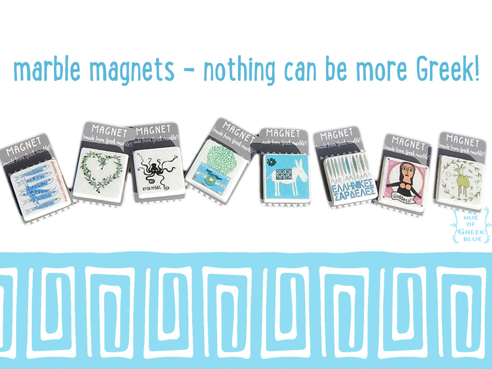 Marble Magnet Greek Olive Greek Magnet Greek Gift | Etsy