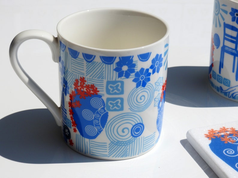 370ml KALIMERA - Ceramic Mug - Greek Cup - Greek Mug - Greek Gift ...