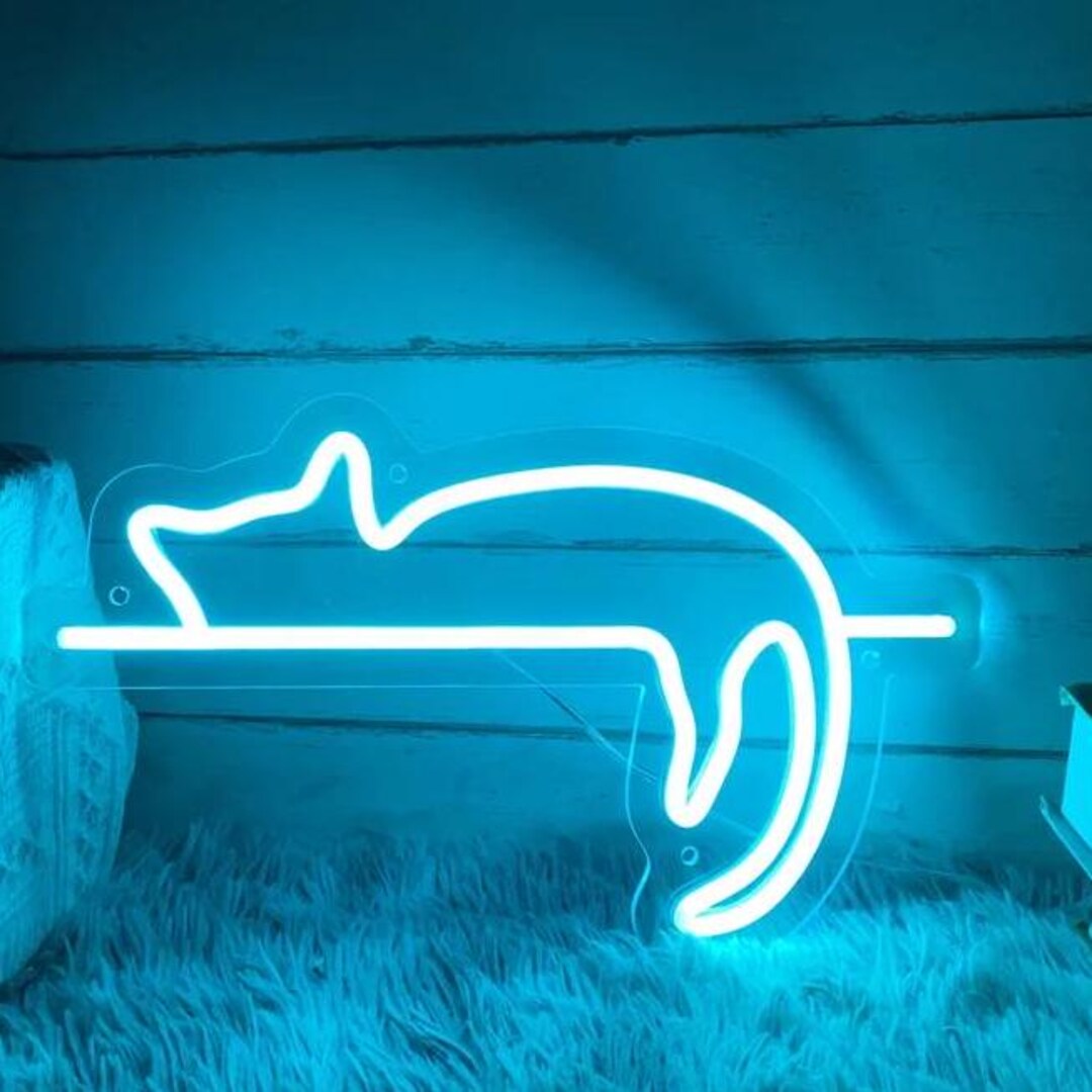 Custom Neon Sign,cat Neon Sign,kitty Neon Sign,kids Room Decor,neon ...