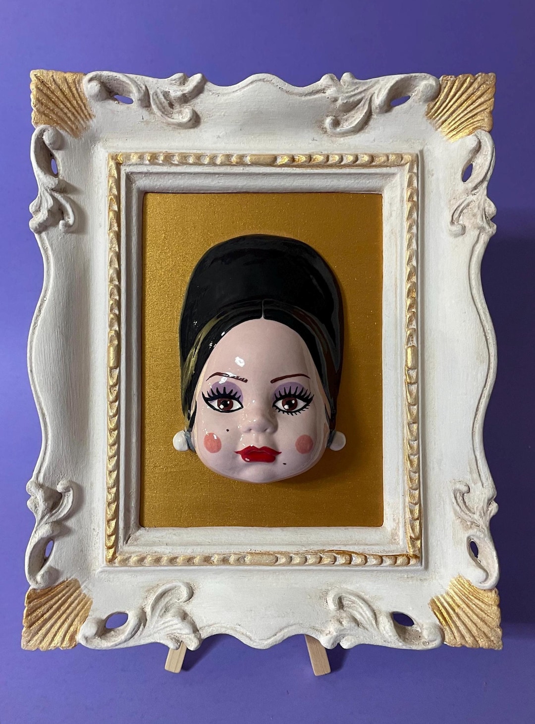 Moira Orfei en Cerámica - El Reinado del Circo - Cabeza modelada y ...