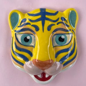 Tiger Mask in Ceramic - Handmade & Customizable - Etsy