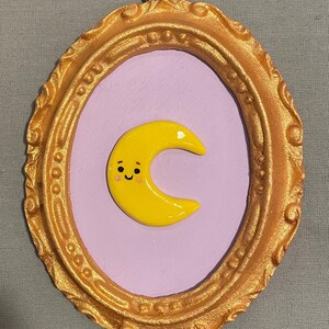 Miniature With Moon, Mountains and Waterfall in Ceramic – Natural ...