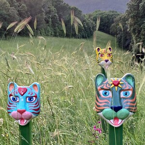 Tiger Ceramic Mask - Emblem of Power and Grace - Wall Decor - Wildlife ...