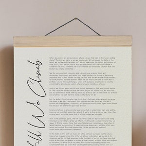 Amanda Gorman Print Hill We Climb Poem Poster the Hill We - Etsy