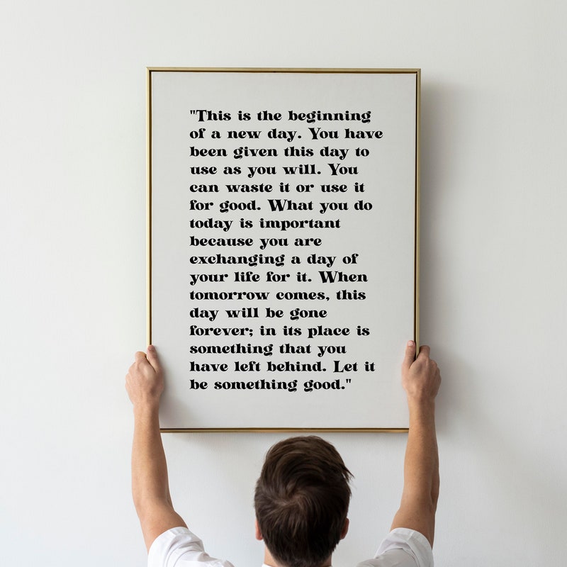 Inspirational Wall Decor - Etsy