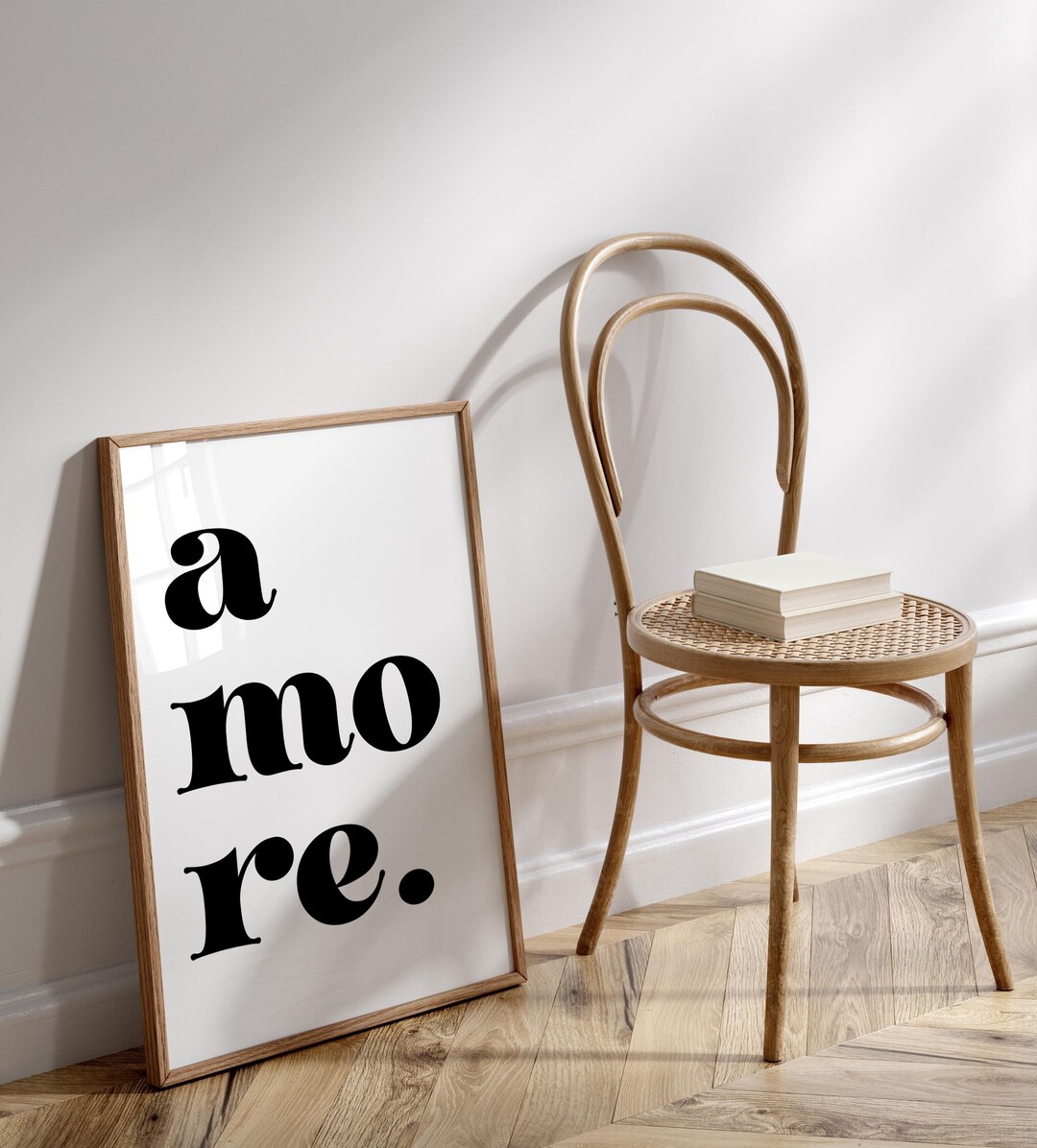 Love Poster Amore Quote Unframed & Framed Amore Print Italian Quote ...
