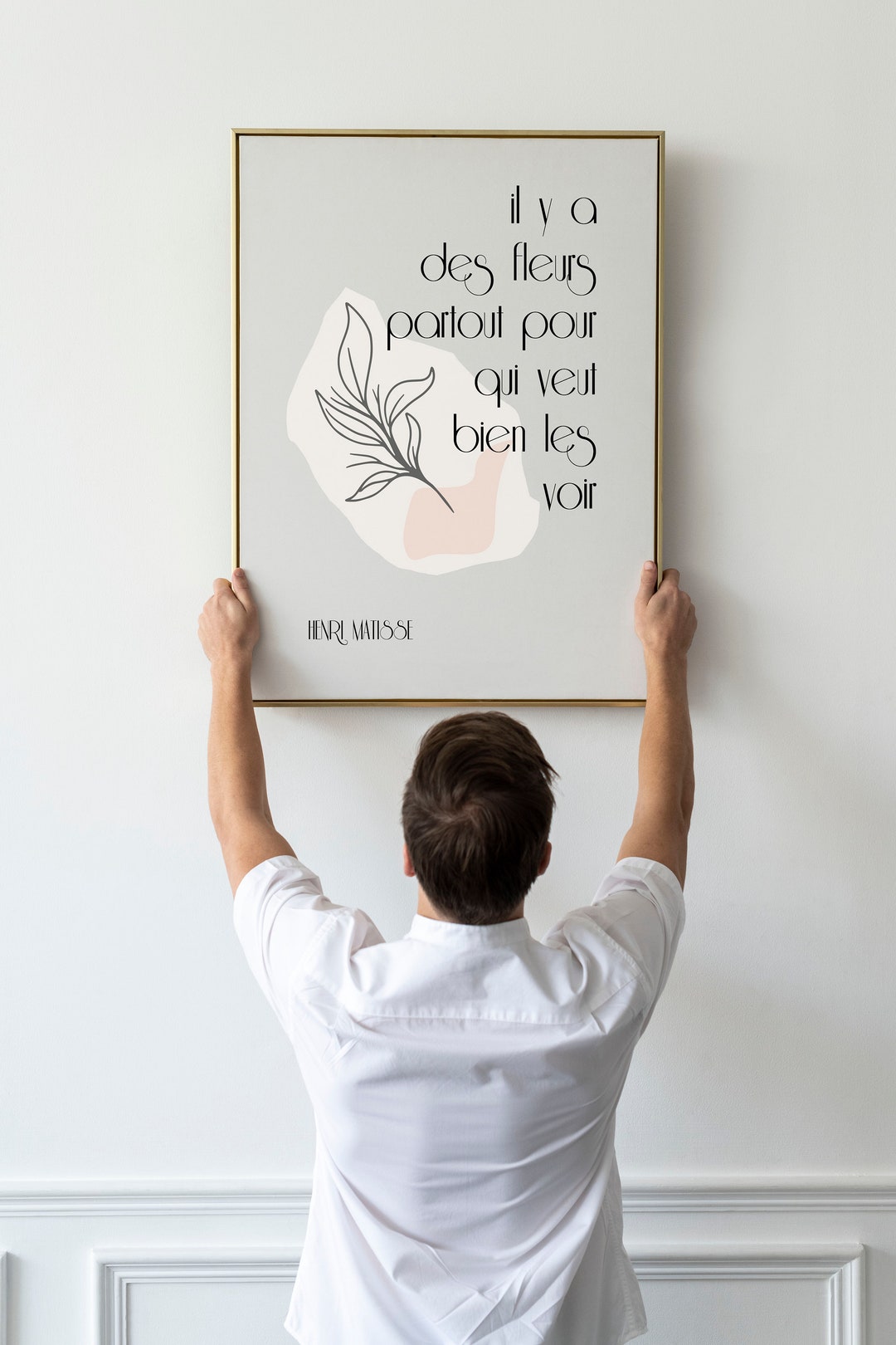 French Quote About Beauty by Artist Henri Matisse Framed Print, Poster ...