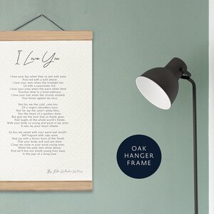 I Love You Print by Ella Wheeler Wilcox Framed Poem, Ella Wheeler ...