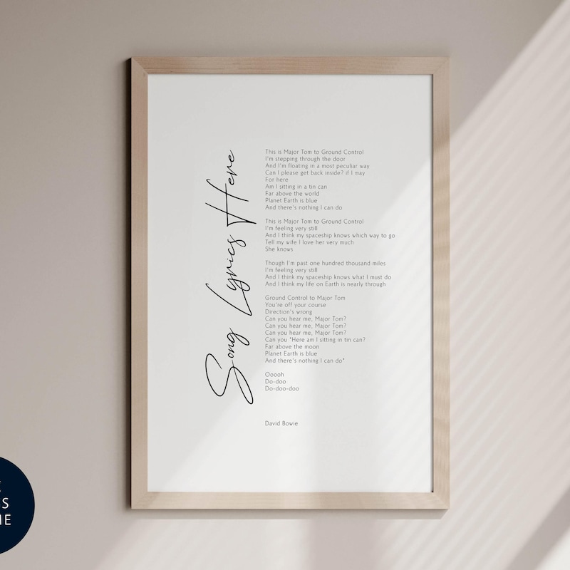 Framed Custom Letter Print - Etsy UK