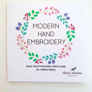PDF Download Modern Hand Embroidery Stitch Booklet Hand Embroidery ...
