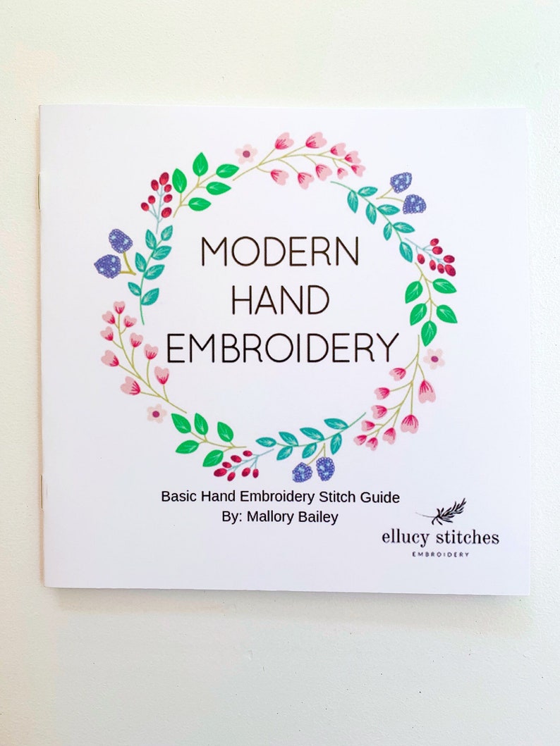 PDF Download Modern Hand Embroidery Stitch Booklet Hand - Etsy