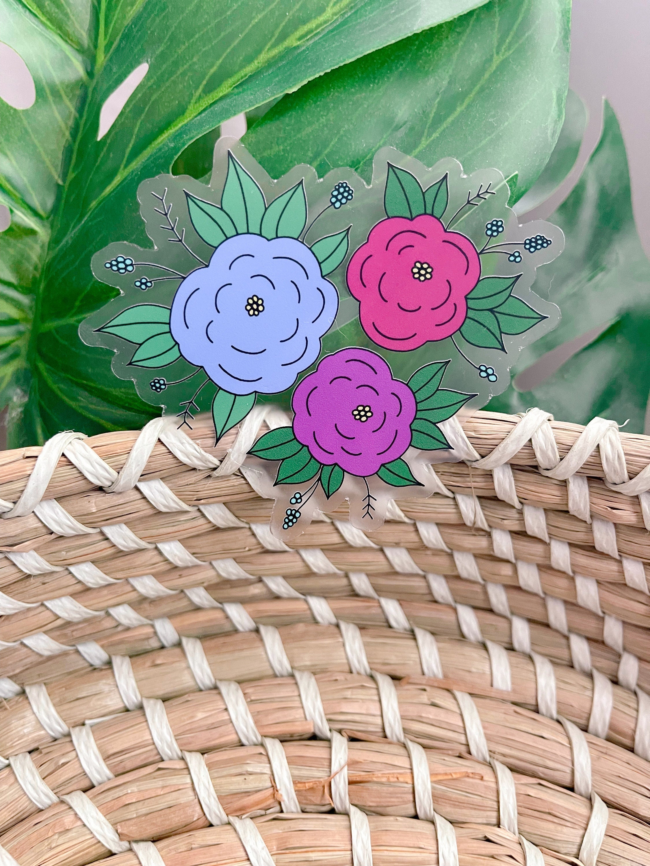 Transparent Stickers Clear Sticker Set See Through Sticker for Laptop ...