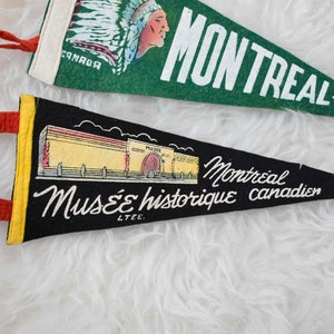 Vintage Pennant From Montreal Canada for Travel Lover Gift or Boho Home ...