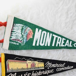 Vintage Pennant From Montreal Canada for Travel Lover Gift or Boho Home ...