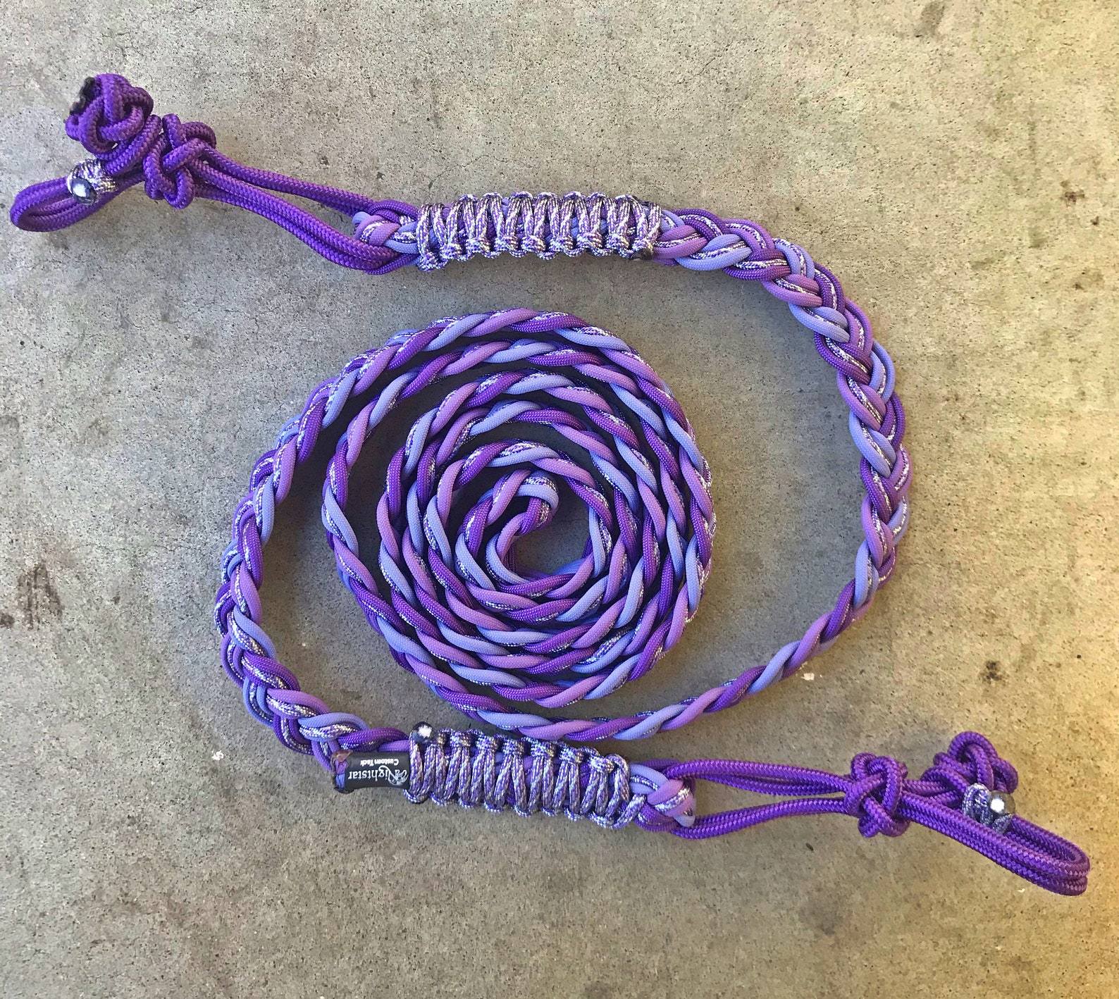 Custom 9 Strand Braided Barrel Reins, Loop Reins - Etsy
