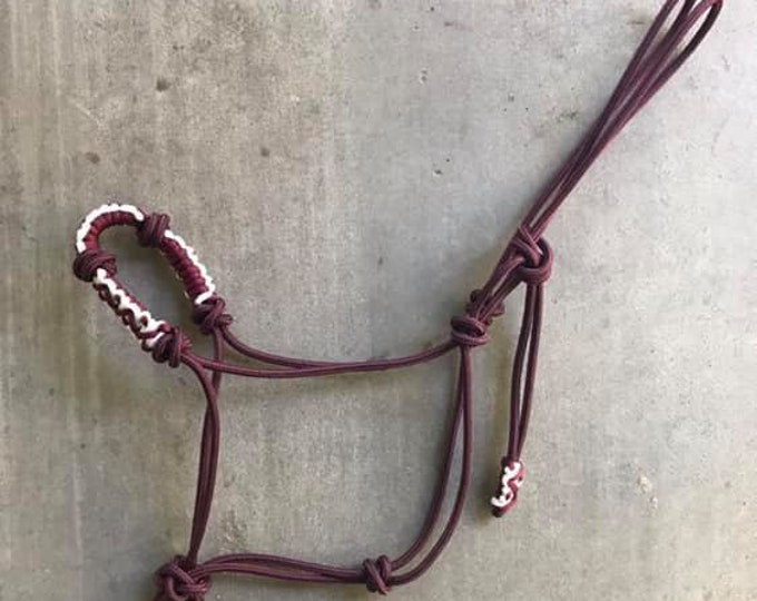 Custom Soft or Stiff Yacht Rope Halters With Paracording - Etsy