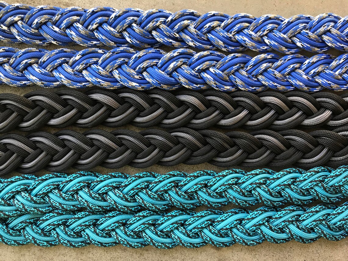 Custom 9 Strand Braided Barrel Reins, Loop Reins - Etsy