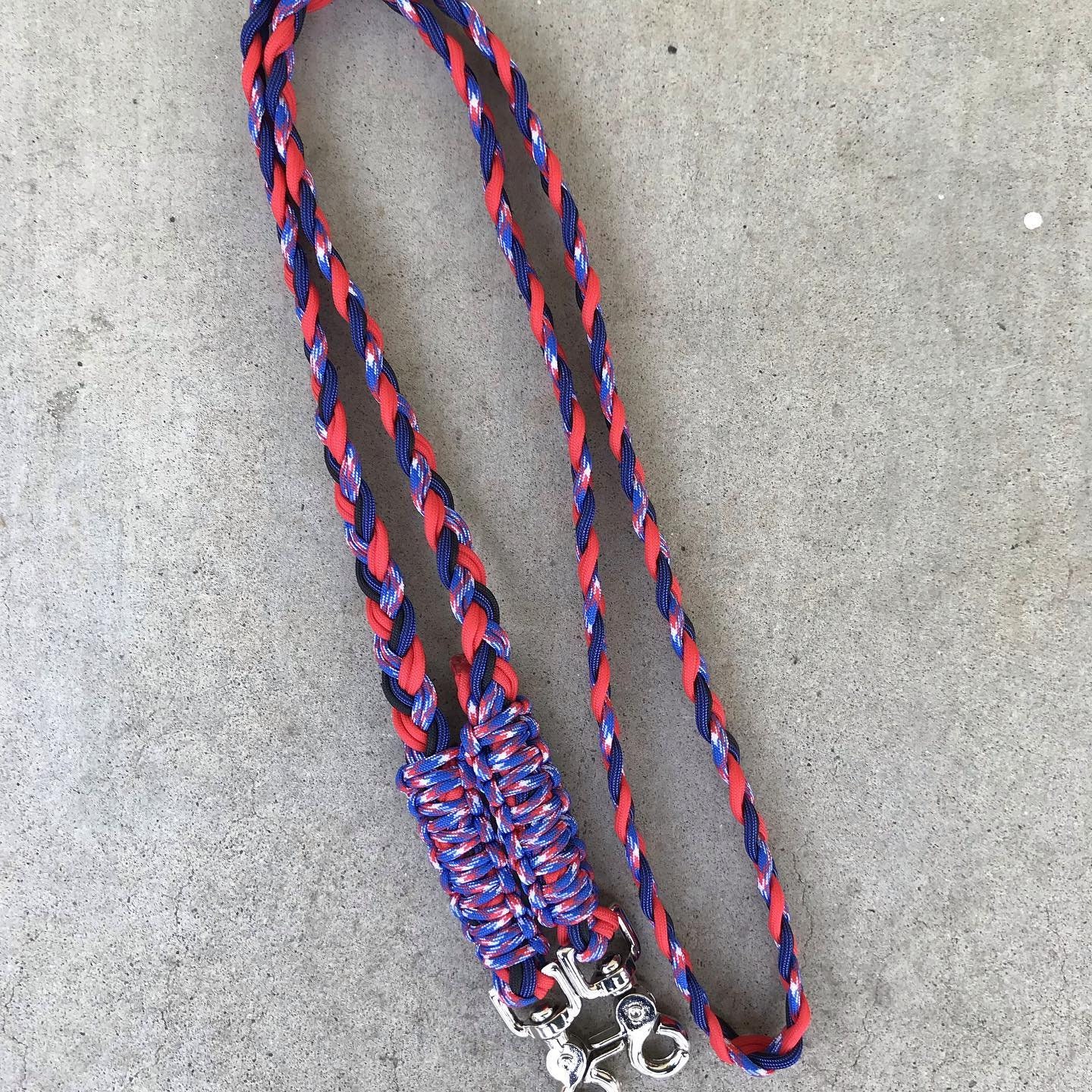 Custom Paracord Braided Barrel Reins, Loop Reins - Etsy