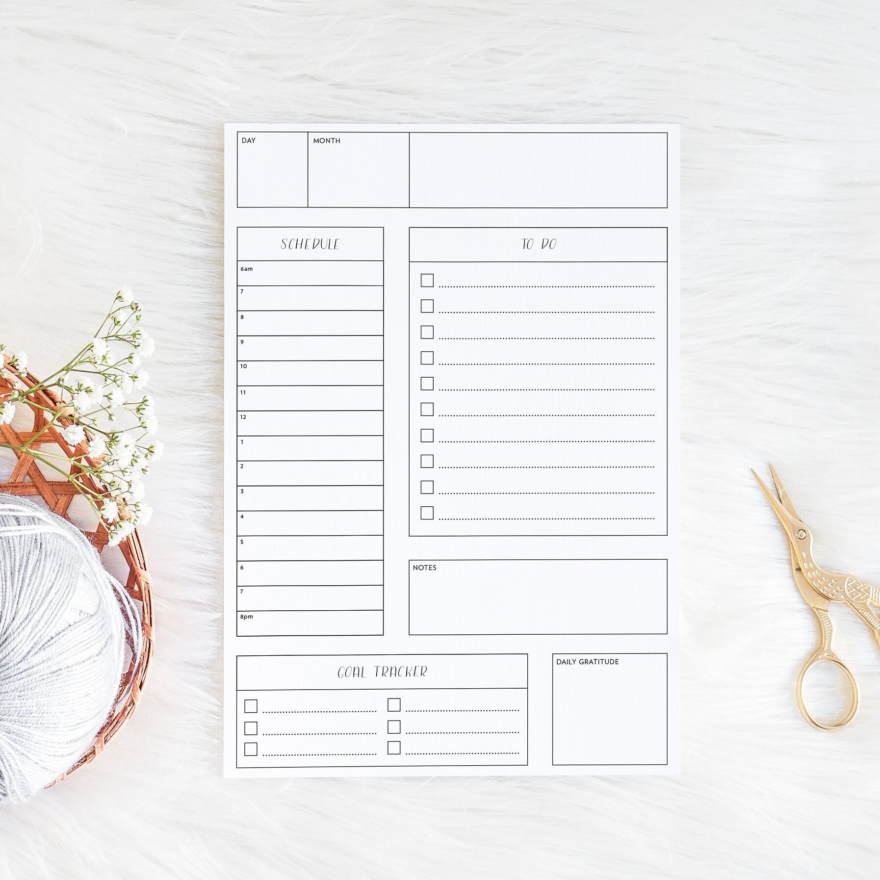 Paper & Party Supplies PDF Download Printable A5 Sized Bullet Journal ...