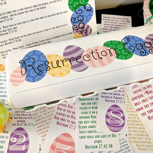 Easter Story Resurrection Eggs - Etsy