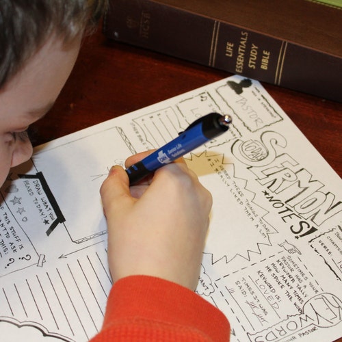 Worship Notes for Kids Printable Sermon for Kids Lesson - Etsy