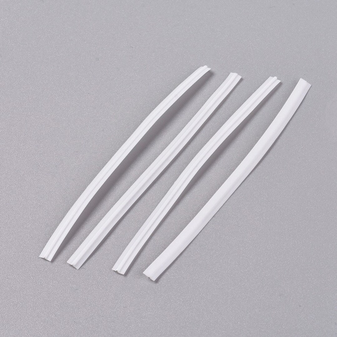 Bending Wire 100pcs Nose Clips 10 Cm Plastic Clip Band for Face Mask ...
