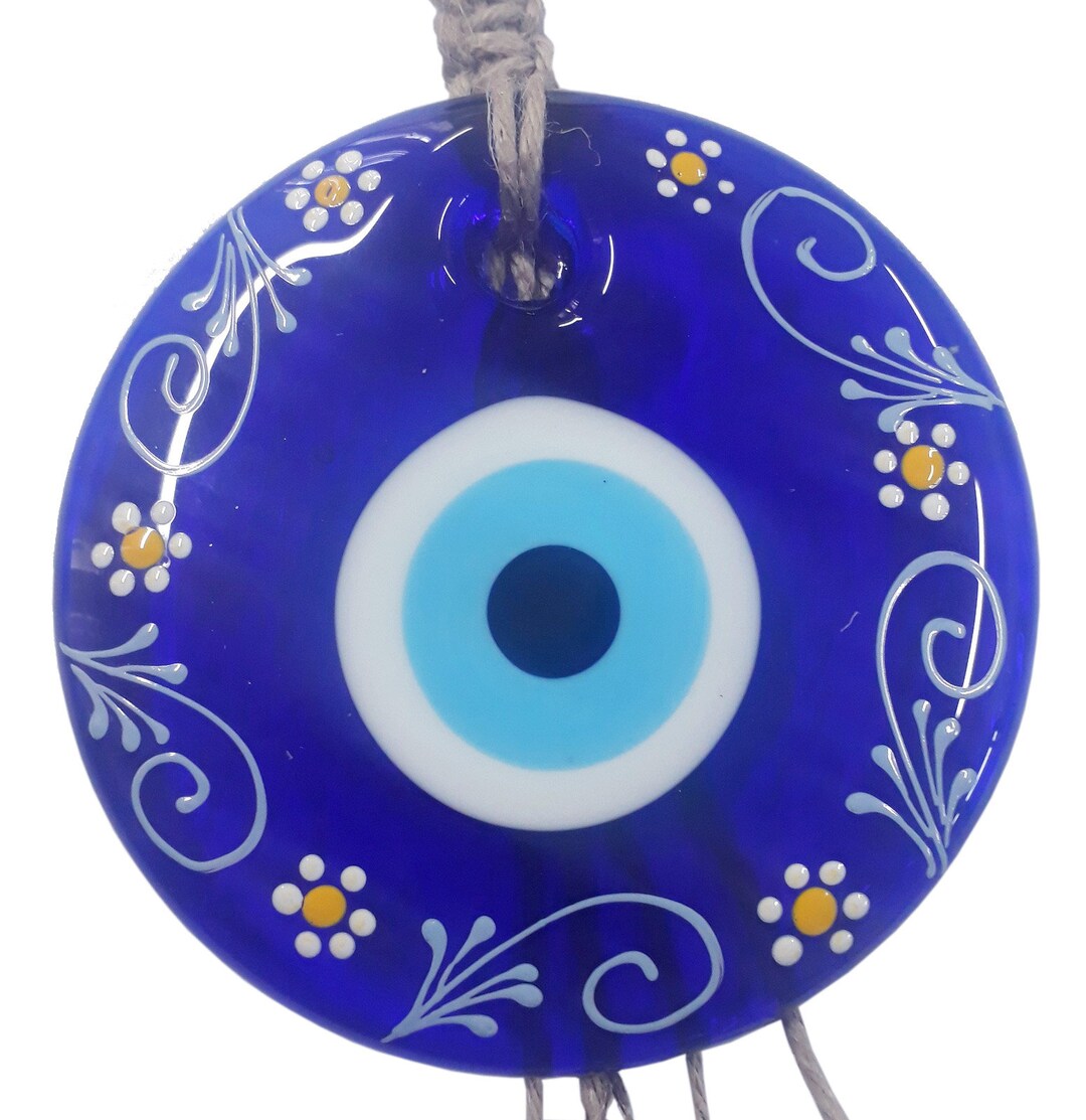 Handmade Nazar Boncuk Boncugu Turkish Blue Evil Eye Wall - Etsy