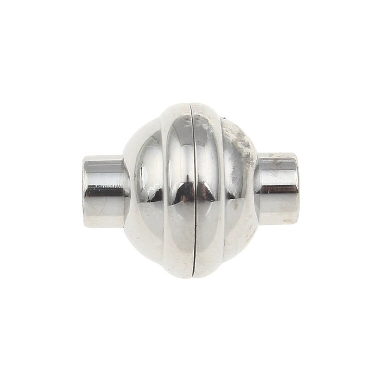 1 stainless steel magnetic closures 15 mm round for 4 mm bands | Etsy