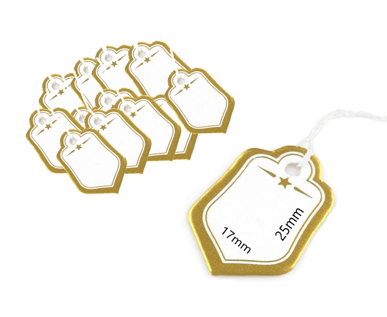 Prijs Labels 100/300stk Keuzes Prijskaartjes met Draad | Etsy