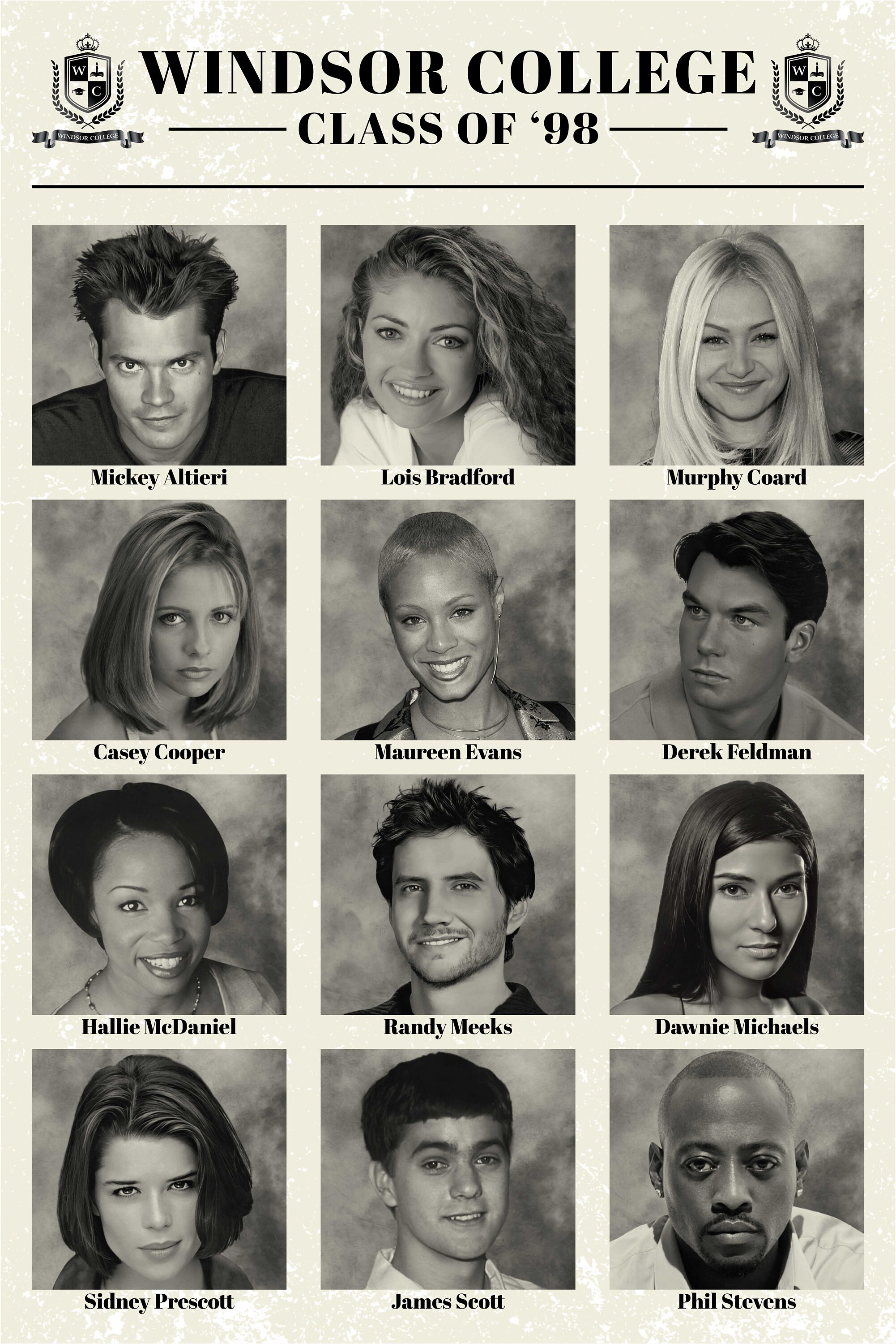 Scream 2, Yearbook of 1998 20 Inch X 30 Inch 300dpi Poster Digital Download - Etsy